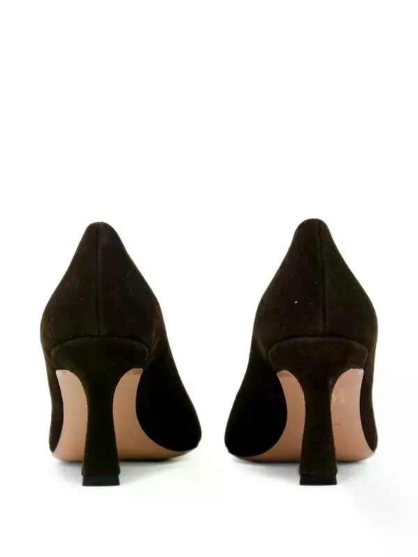 PAUL WARMER Kate Suede Pumps - Brown