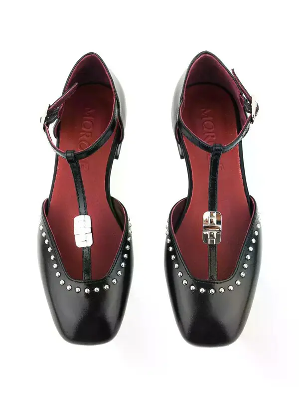 MOROBÉ Florinne 01 Studded T-bar Ballet Flats