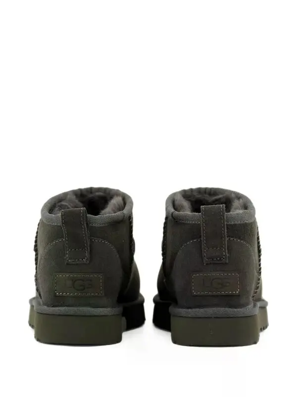 UGG Classic Ultra Mini Leather Ankle Boots
