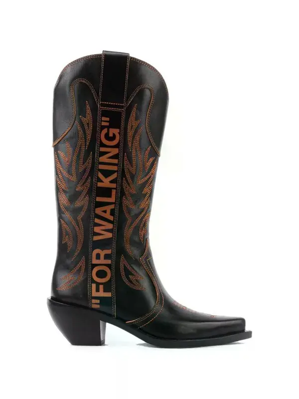 Off-White For Walking Western Tan Boots