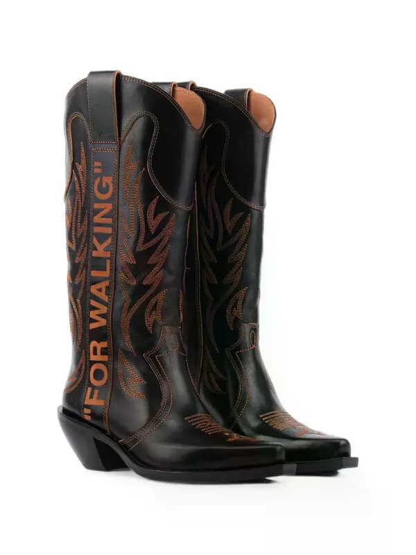 Off-White For Walking Western Tan Boots