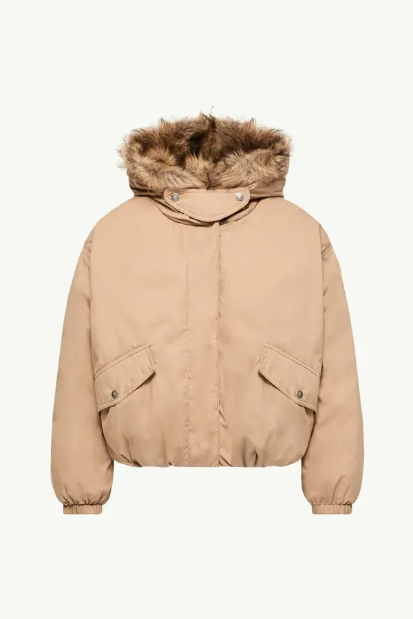 Moncler Cheveche Hooded Short Down Jacket
