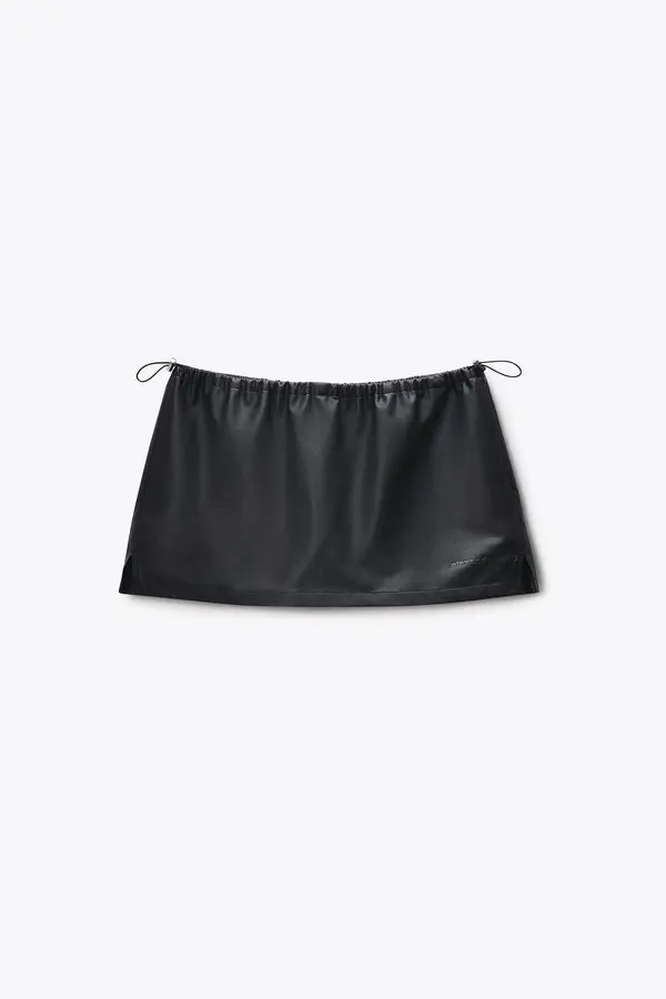 Alexander Wang Mini Skirt With Bungee Drawcord