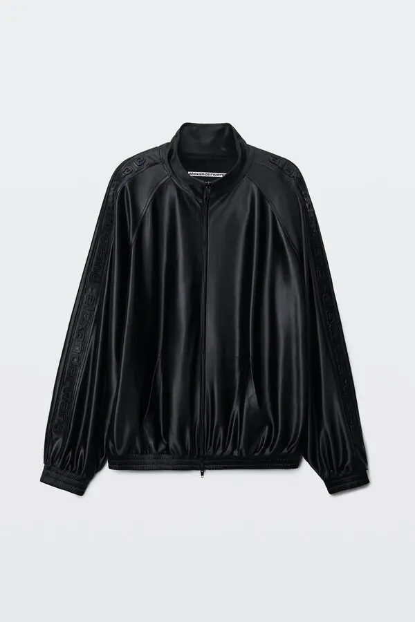 Alexander Wang Emboss Logo Panel Track Jacket