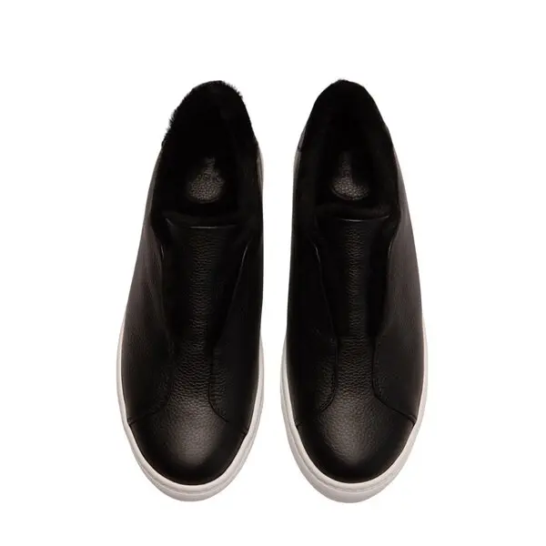FURSHO Classic Shearling-lined Slip-on Trainers