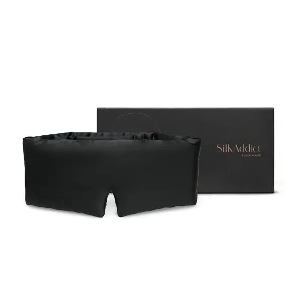 SILK ADDICT Luxury Mulberry Silk Sleep Mask Wrap
