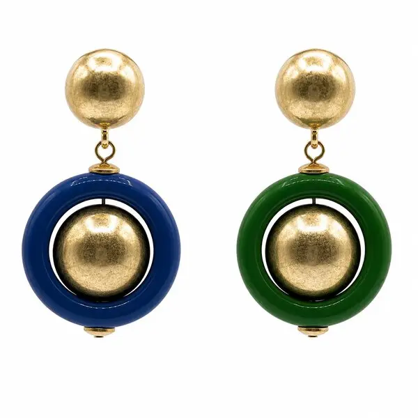 MICHAEL NASH JEWELRY Delaney Blue And Earrings