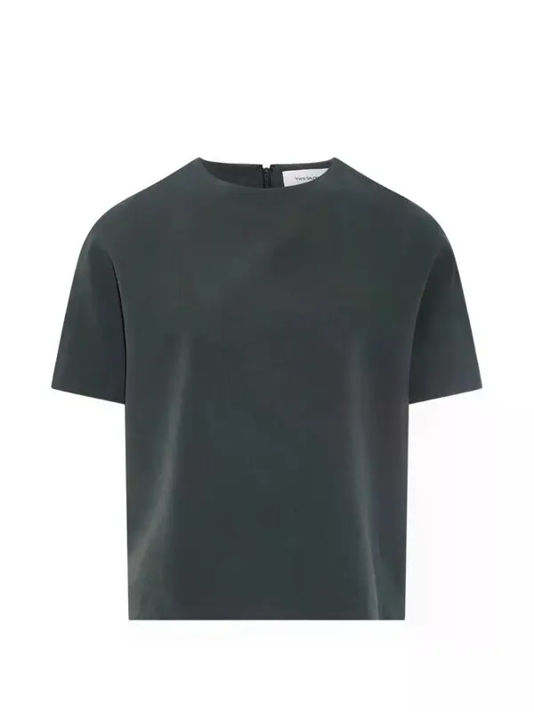 YVES SALOMON Silk Crew-neck Blouse