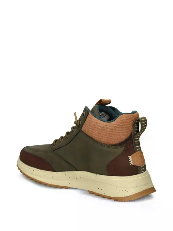 HEY DUDE Tahoe Classic Lace-up Panelled Sneakers