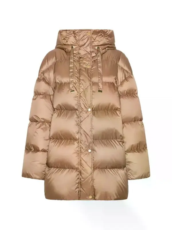 Max Mara Quilted Hooded Coat