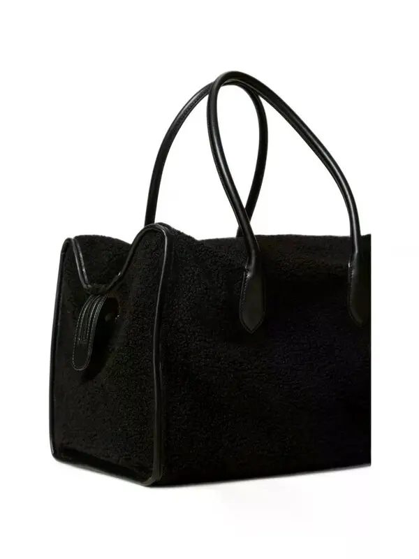 TWINSET Faux Fur Bowler Bag
