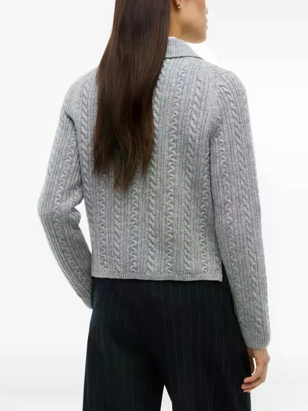 Tommy Hilfiger Cable-knit Polo-collar Sweater