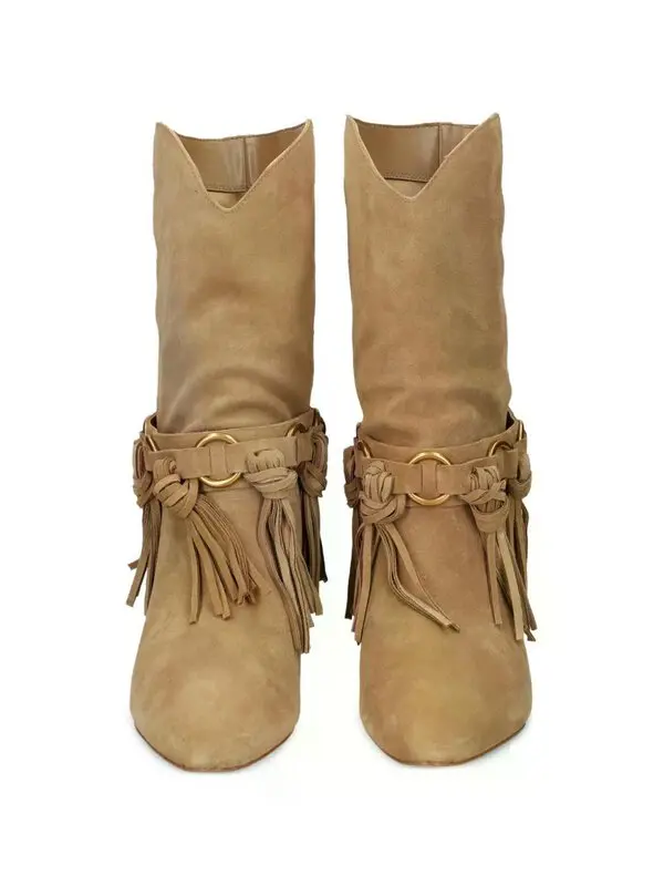 Michael Kors Daniela Fringe Suede Boots