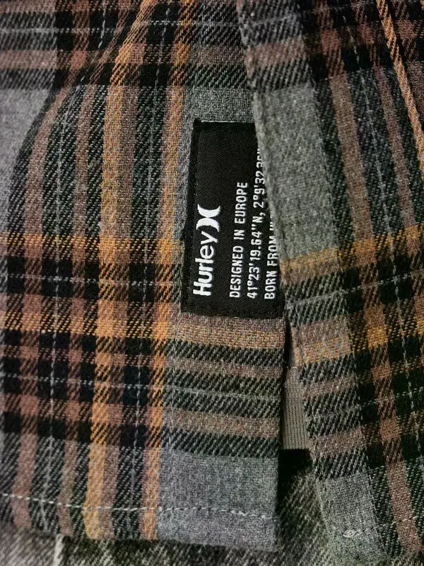Hurley Check-pattern Pocket Shirt