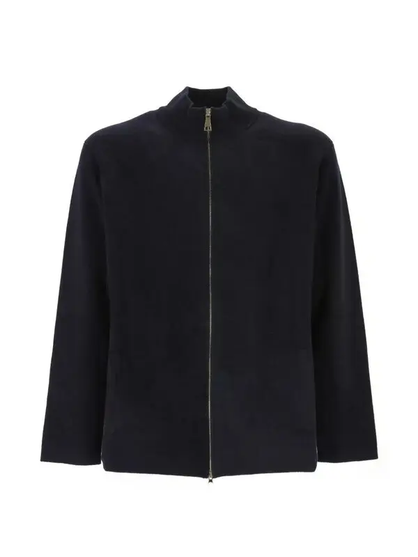 OLIVER LATTUGHI Zip-up Knitted Jacket