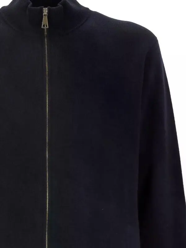 OLIVER LATTUGHI Zip-up Knitted Jacket