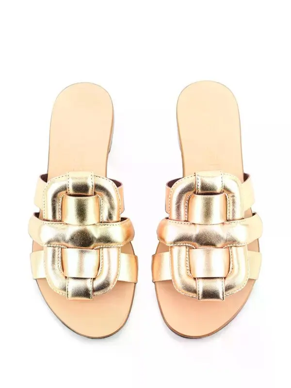 MOROBÉ Robien Woven Leather Sandals