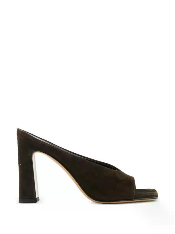 PAUL WARMER Livia Suede Sandals - Brown