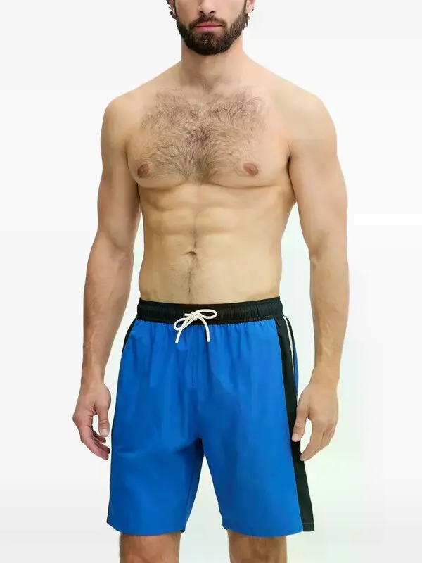 EA7 EMPORIO ARMANI Logo-tape Swim Shorts