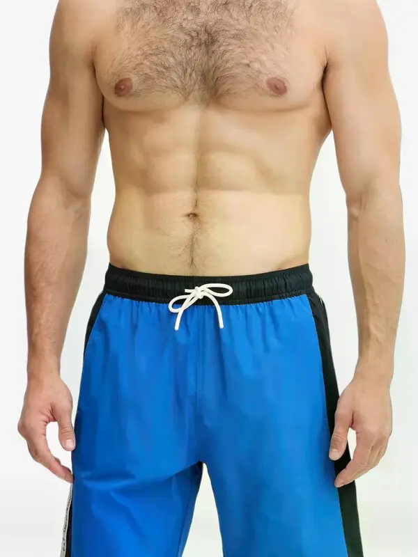 EA7 EMPORIO ARMANI Logo-tape Swim Shorts