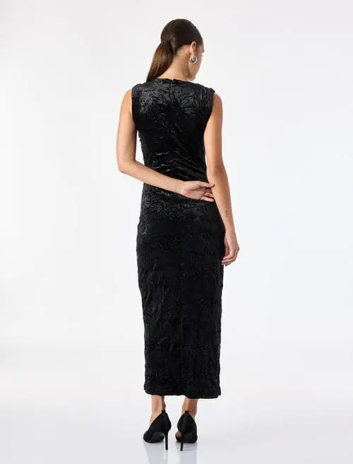 Koton Velvet Midi Dress