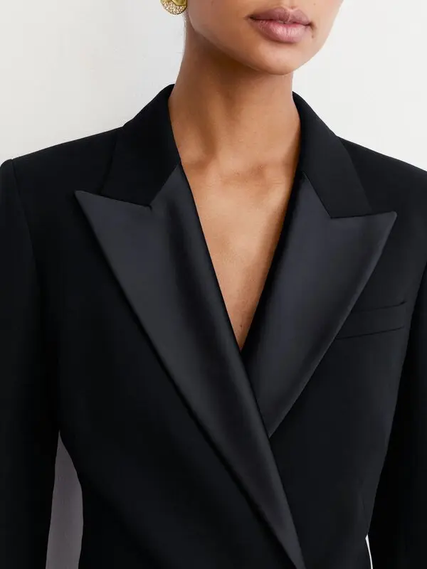 REISS Annika Double-breasted Tuxedo Mini Dress