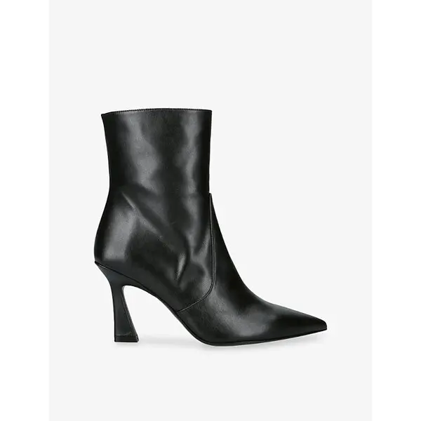 STUART WEITZMAN Vinnie 85 Heeled Leather Ankle Boots