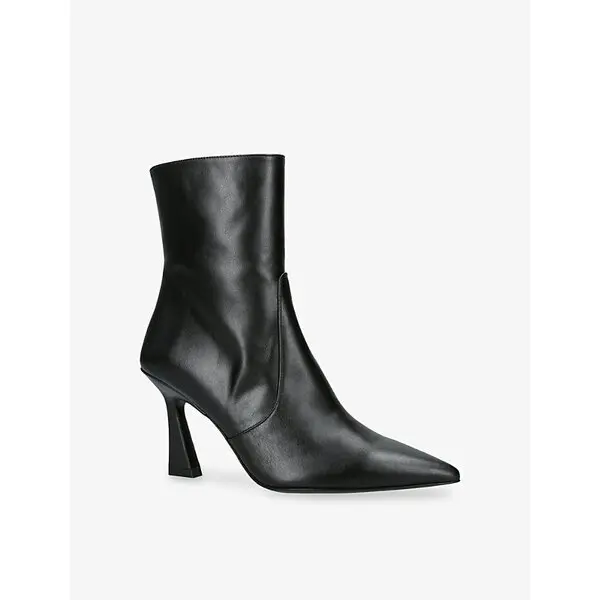 STUART WEITZMAN Vinnie 85 Heeled Leather Ankle Boots
