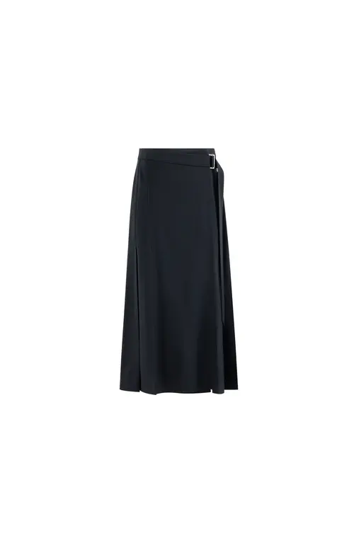 Brunello Cucinelli Tropical Luxury Wool Kilt Skirt