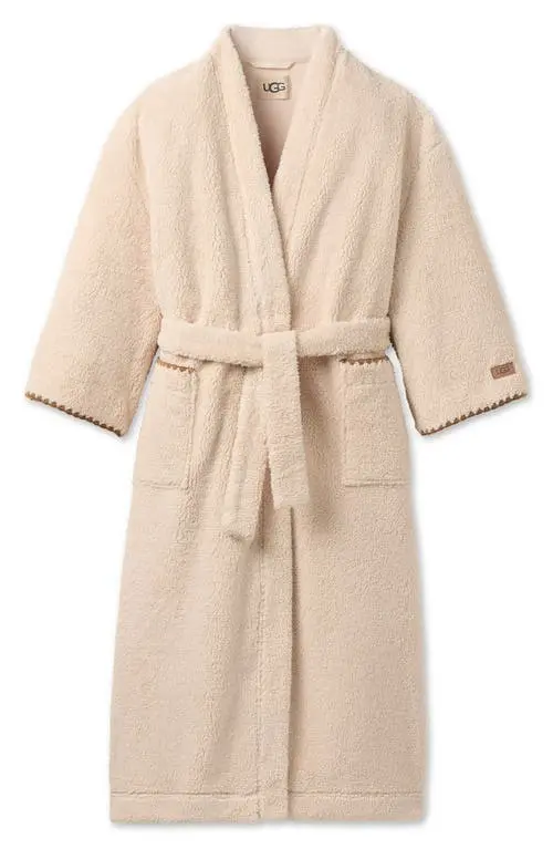 UGG Linet Oversized Plush Fleece Robe - Cream