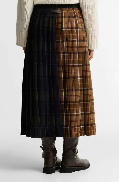 Barbour Hazelwood Plaid Midi Skirt