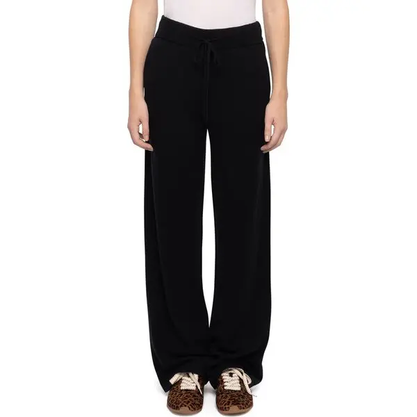 Zadig&Voltaire Parraz Wide Leg Wool & Cashmere Pants