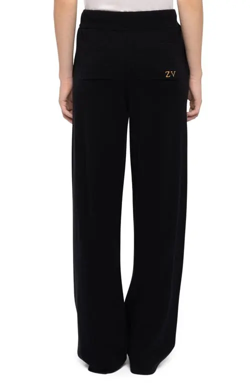 Zadig&Voltaire Parraz Wide Leg Wool & Cashmere Pants