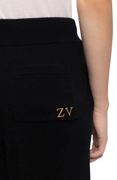 Zadig&Voltaire Parraz Wide Leg Wool & Cashmere Pants