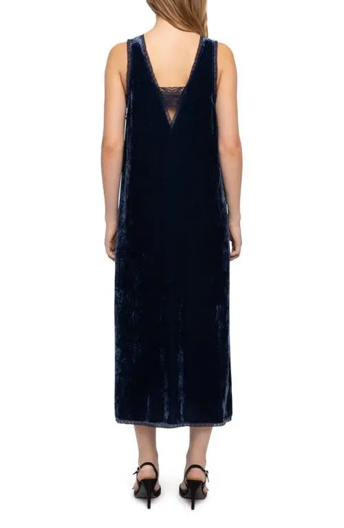 Zadig&Voltaire Renzo Lace Detail Velvet Dress