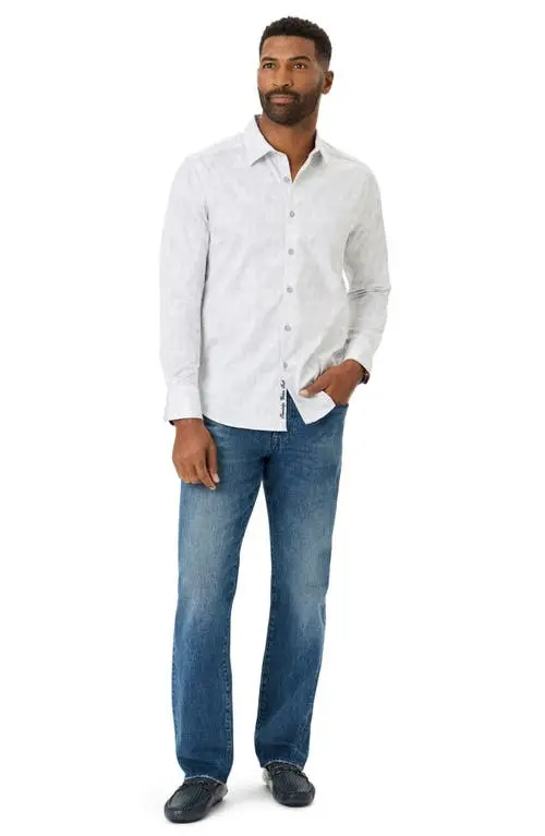 Robert Graham Victory Mode Long Sleeve Stretch Cotton Button Up Shirt