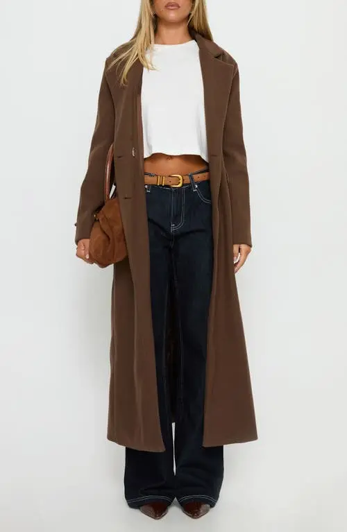 PRINCESS POLLY Lovergirl Longline Coat