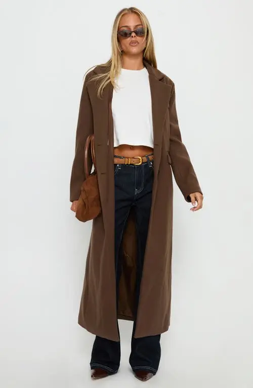 PRINCESS POLLY Lovergirl Longline Coat