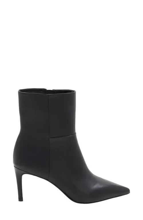 Andre Assous Bria Leather Pointed Toe Ankle Bootie