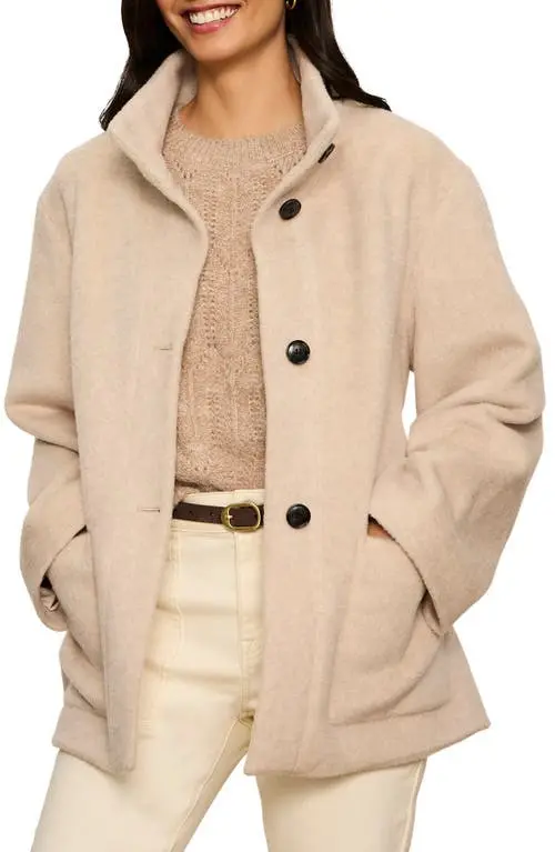 SANCTUARY Belted Brushed Coat