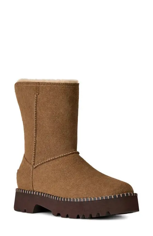 UGG Uptowner Genuine Shearling Boot - Light Bronze