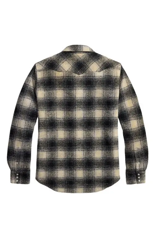 Double Rl Jacquard Wool Blend Shirt