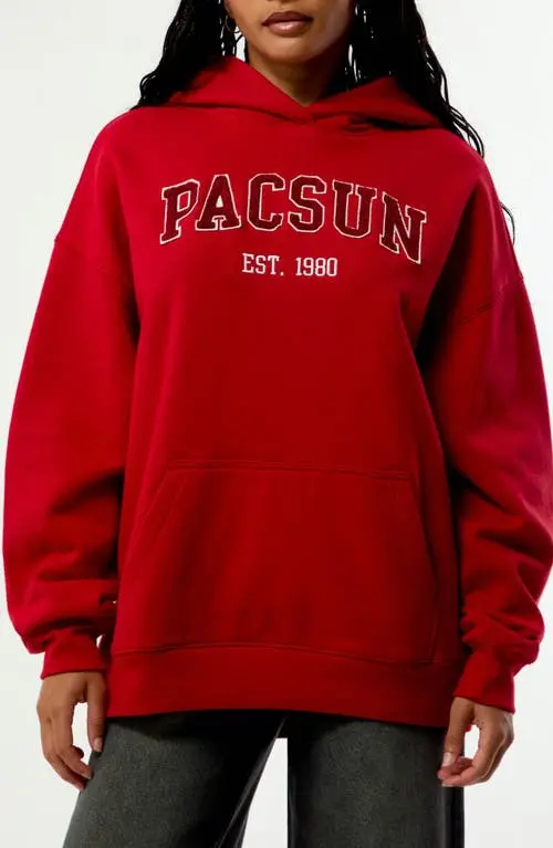 PACSUN Logo 1980 Oversize Cotton Blend Hoodie