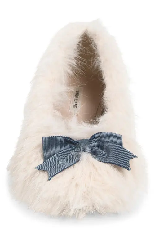Sandy Liang Furry Slipper Pump