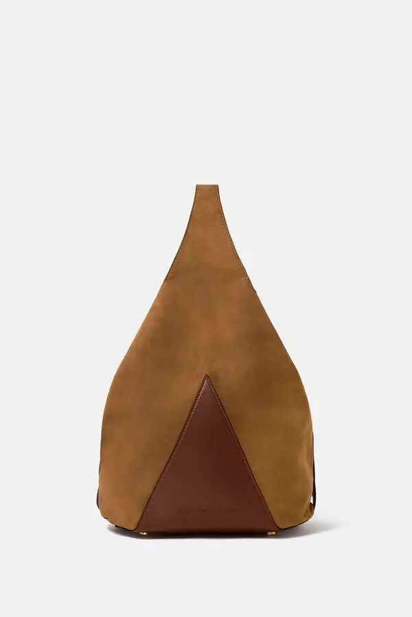 Stella McCartney Appaloosa Soft Bucket Medium Bag Alter Suede &amp; Alter Mat - Multicolor