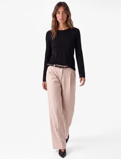 Koton Long Sleeve T-shirt With Lace Detail