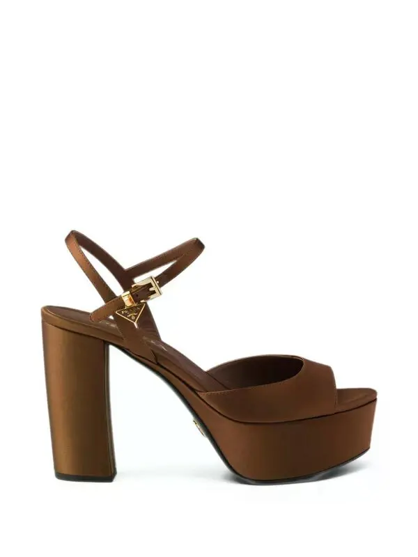 Prada Satin Platform Sandals