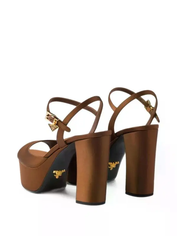 Prada Satin Platform Sandals