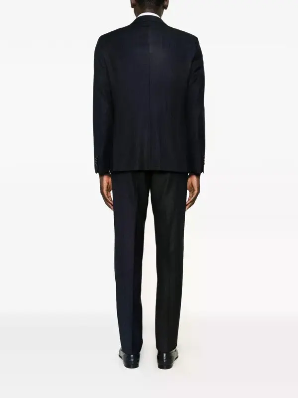 MANUEL RITZ Check-pattern Single-breasted Suit