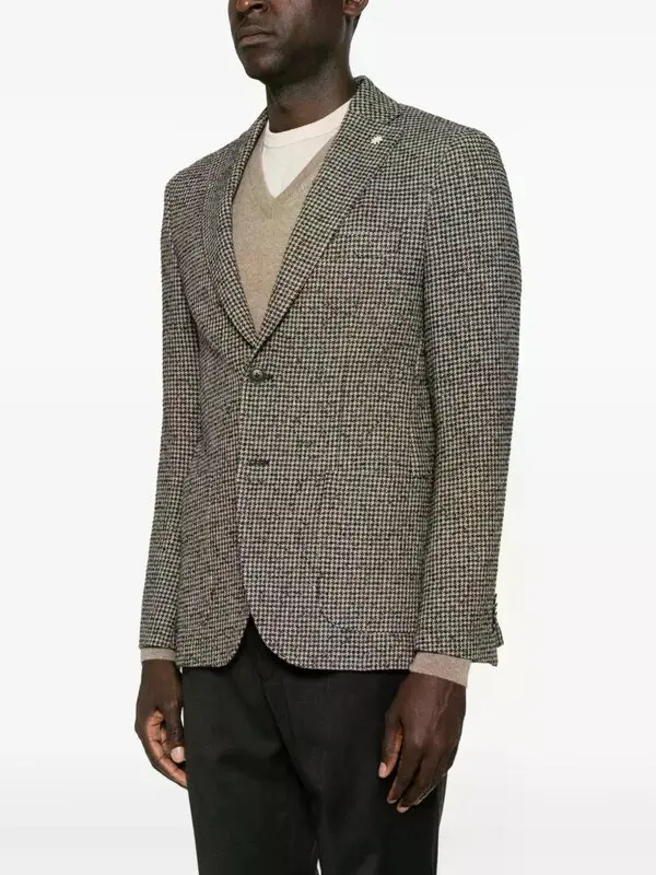 MANUEL RITZ Houndstooth-pattern Blazer